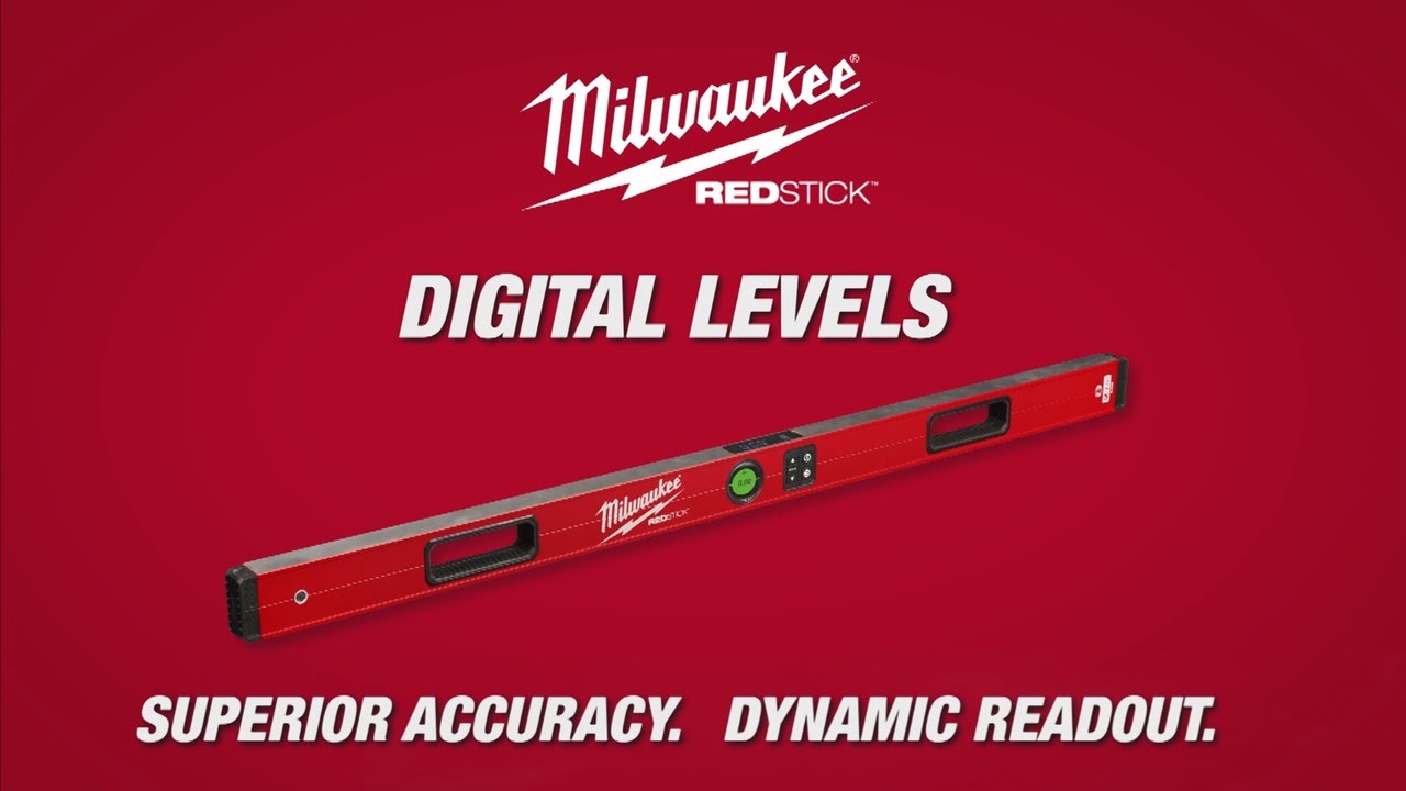 Milwaukee® REDSTICK™ Digital Level w/ PINPOINT™ Measurement Technology
