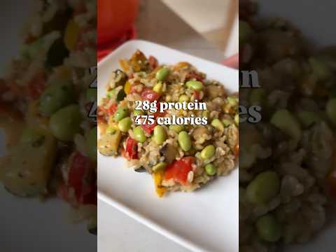 5 Minute Meal! #lowcalorie #highprotein #plantbased (info pinned in comments)