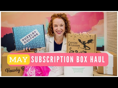 May 2022 Monthly Subscription Box Haul | Mother's Day + GIVEAWAYS + Coupons | Monthly Subscriptions
