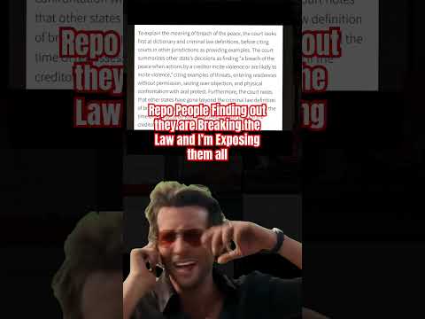 Repo Laws Facts #shorts #credit #cars #finance #money #repossessions #debt #repoman #creditrepair
