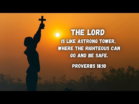 Proverbs 18:10 - The Lord Is Our Strong Tower #proverbs #bible #bibleverse #holyspirit #promise #god
