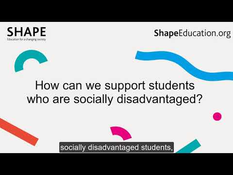 How can we support students who are socially disadvantaged? | SHAPE Education