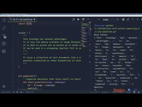 Hands-on NLP with NLTK and Scikit-learn: Building Text Preprocessing Pipeline with NLTK|packtpub.com