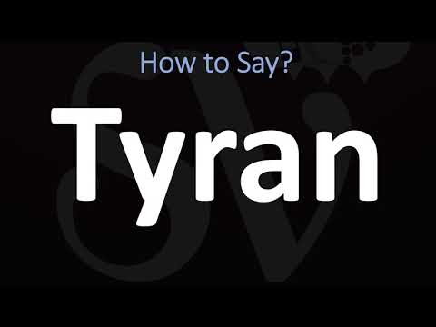 How to Pronounce Tyran? (CORRECTLY)
