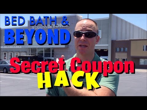 Bed Bath & Beyond Secret Coupon HACK!