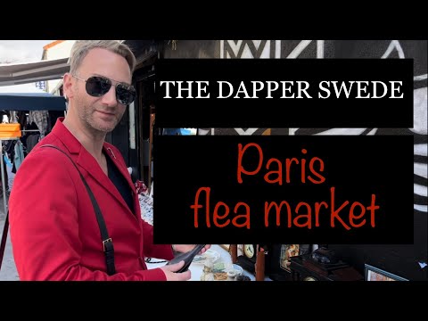 Antiquing at Marche aux Puces, the world famous Paris flea market