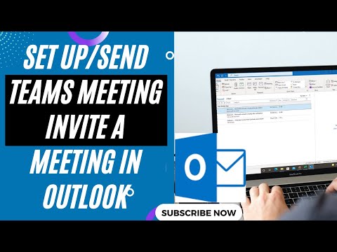 How to Send Teams Meeting Invite in Outlook | How to Set Up a Meeting in Outlook
