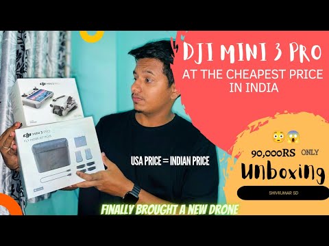Finally purchased DJI MINI3 PRO at cheapest price in INDIA | Unboxing #djimini3pro Lowest drone cost