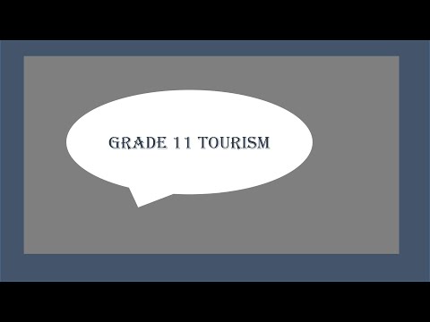 GRADE 11 TOURISM TERM 4 NOVEMBER 2022 EXAM DOMESTIC TOURISM