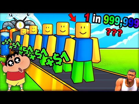 I OPENED Biggest NOOB FACTORY in ROBLOX with SHINCHAN and CHOP