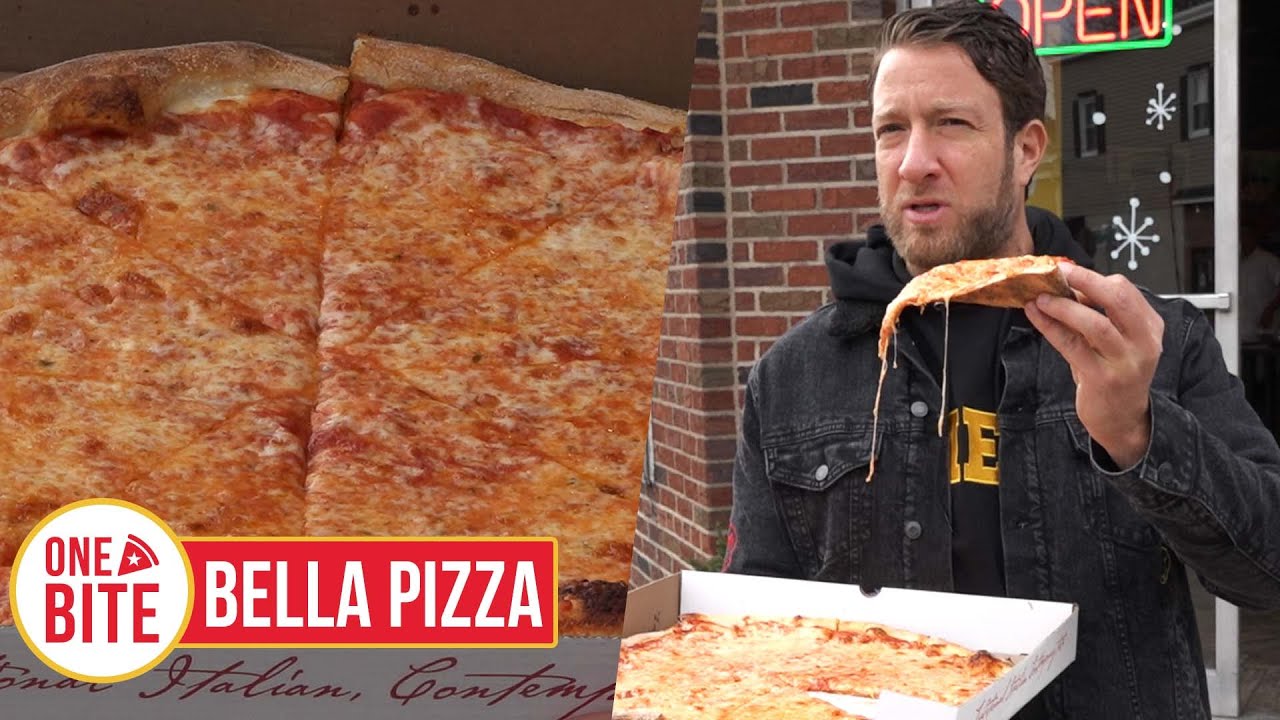Barstool Pizza Review - Bella Pizza (Hasbrouck Heights, NJ) Bonus Pizza Bagel Review