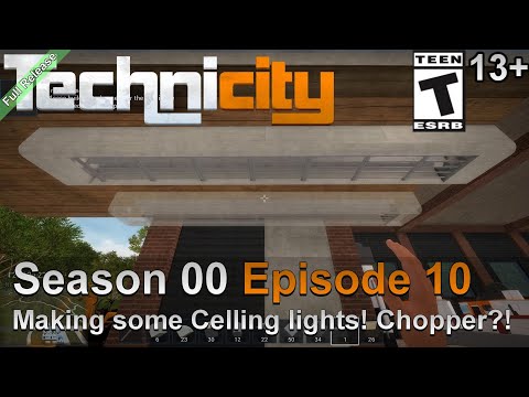 Steam Community :: Video :: Technicity (Season 00 Episode 10) Making some Celling lights! Flying ...