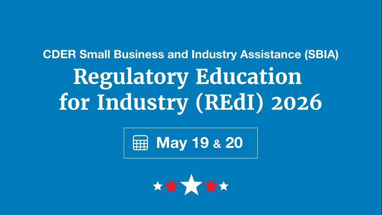 CDRH - REdI Annual Conference 2026: Innovative Regulatory Strategies to Advance Medical Products