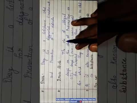 Drug Abuse | What Is Drug Abuse | Pharmacology 1 ||