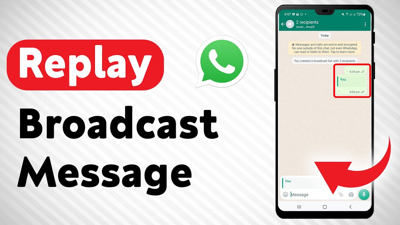 How To Replay A Broadcast Message On WhatsApp - Full Guide