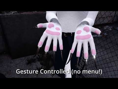 Interactive claws for VRChat! New Asset!