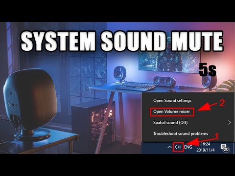 How to mute Computer System Sound