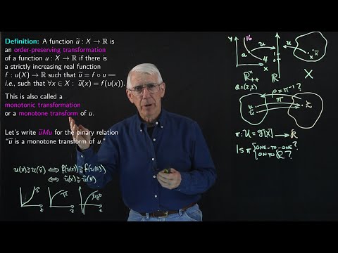 Lecture 44(B): Representation of Preferences by Utility Functions