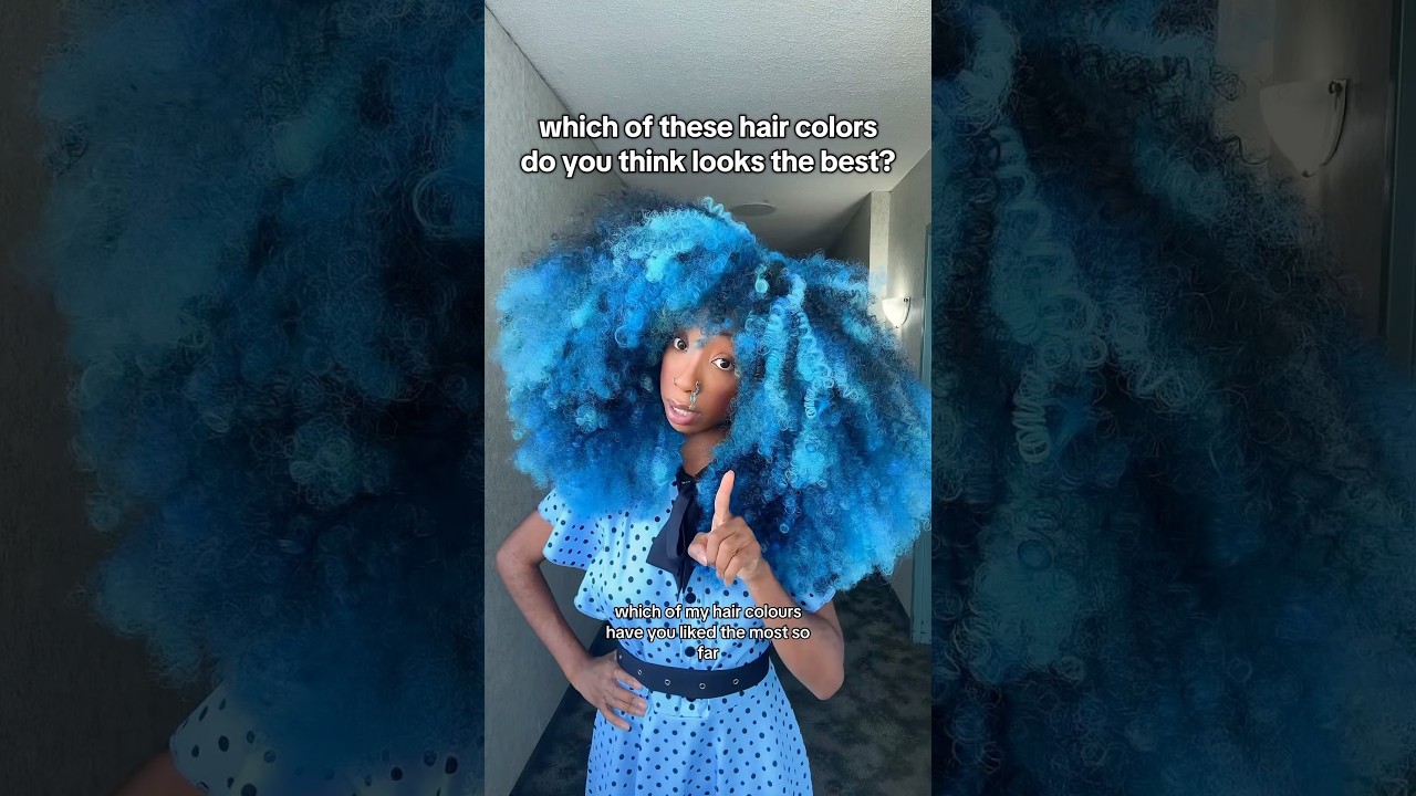 which of these hair colors do you think looks the best? #hairvideos #hairvideo #colorfulhair