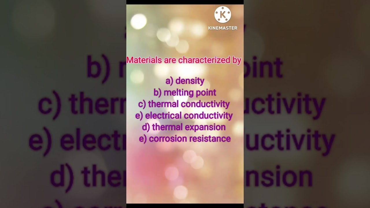 Properties of materials #materials #properties #mechanical basics #production #metallurgy