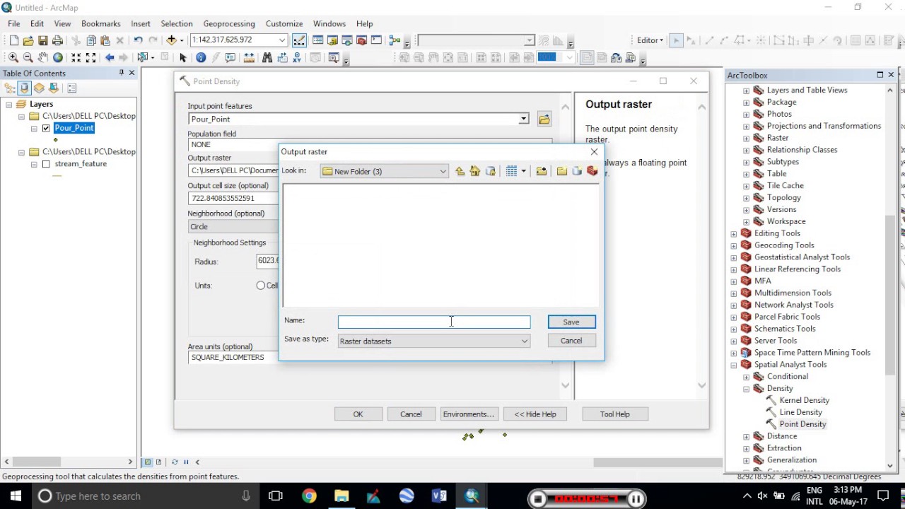 ESRI ArcGIS: Creating Point Density