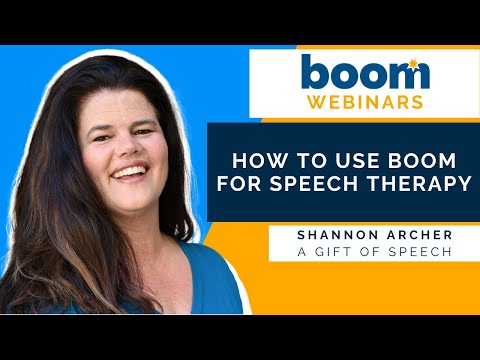 How to use Boom Learning for Speech Therapy by Shannon Archer (A Gift of Speech)