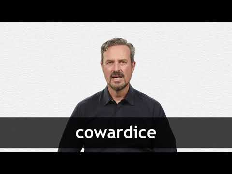 COWARDICE definition and meaning | Collins English Dictionary