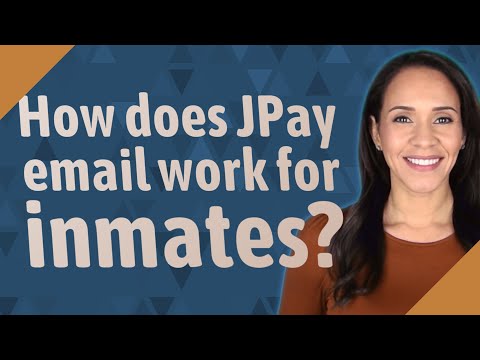 How does JPay email work for inmates?