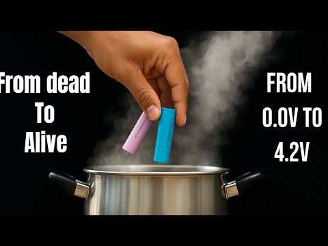 How to repair a bad lithium-ion batteries with Zero volts