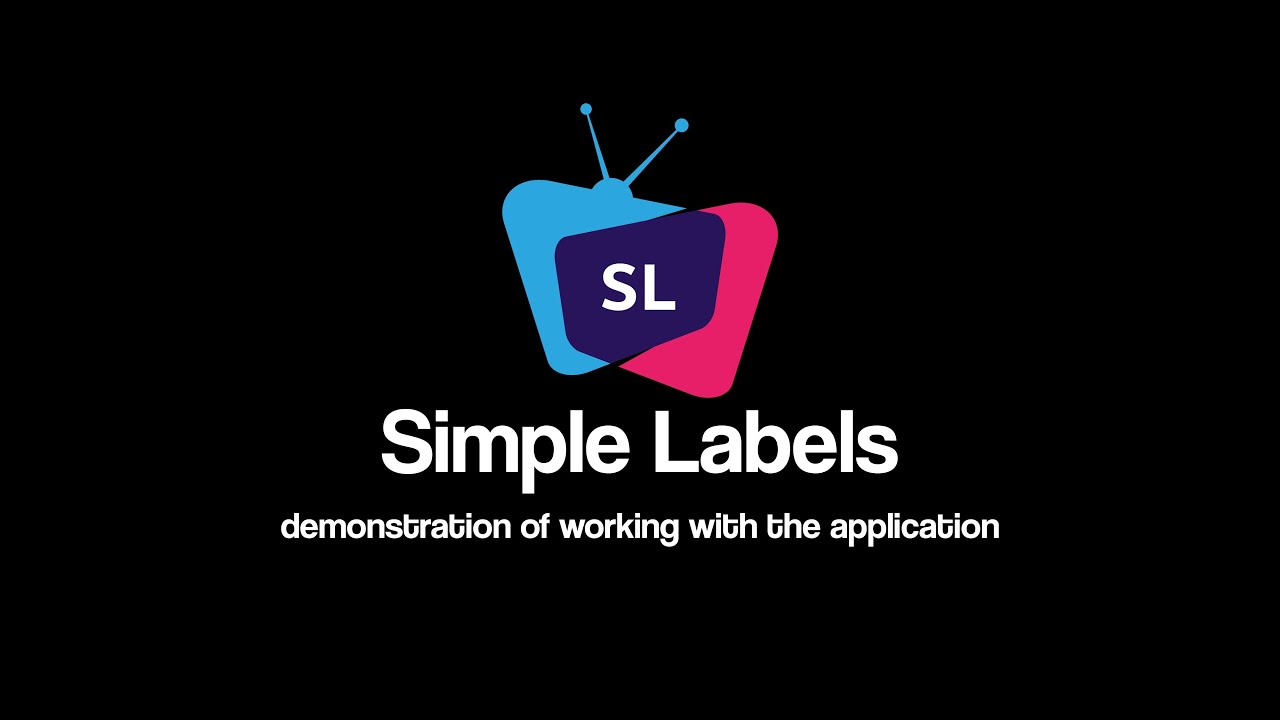 Simple Labels - a simple and small application for controlling an HTML template in CasparCG ...