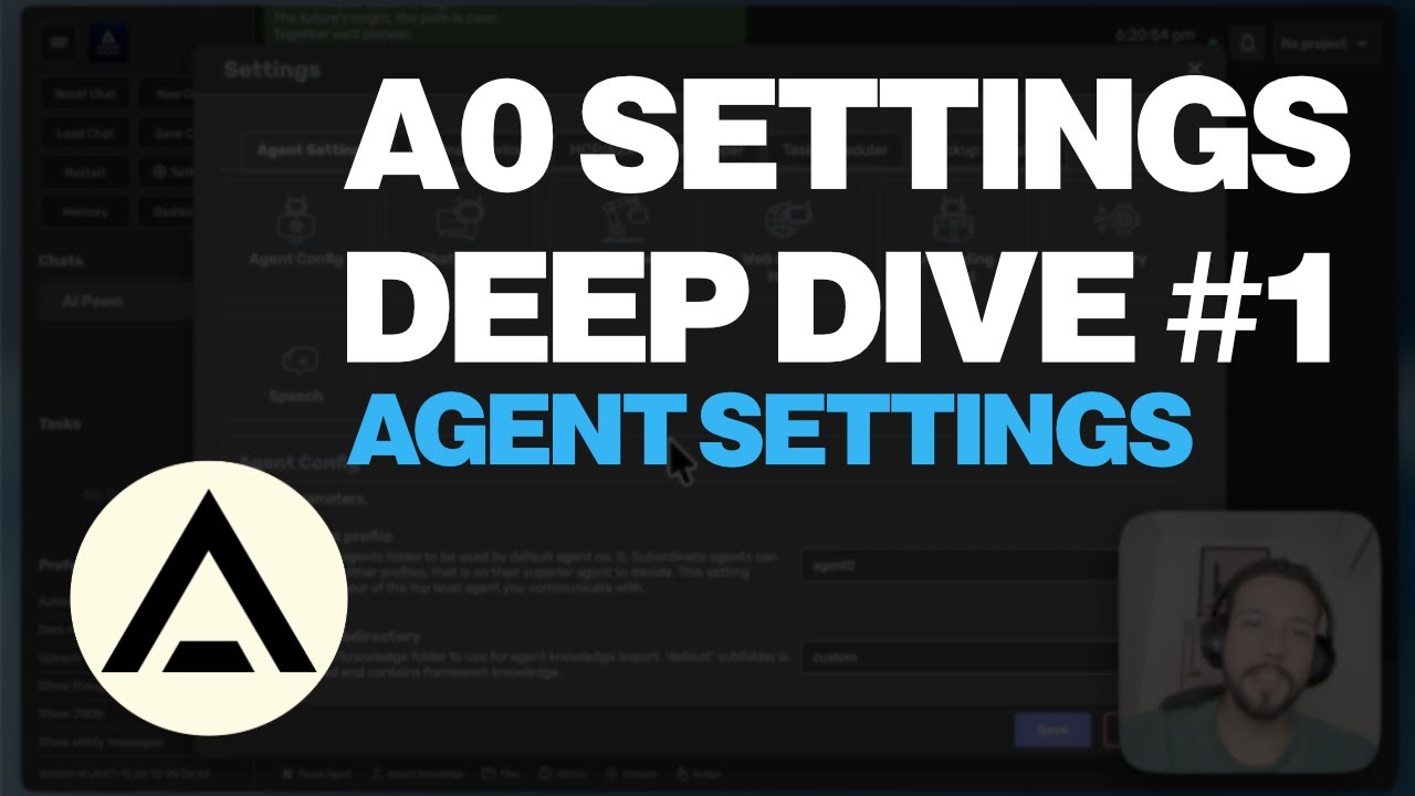 Agent Zero 🤖 Settings Deep Dive #1 - Agent Settings