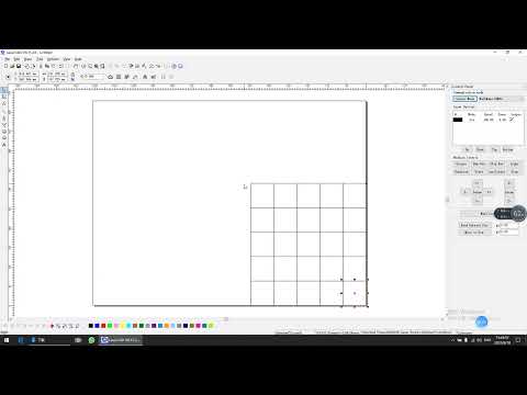 Cut square layout