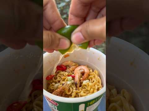 TRYING LUCKY ME CHILIMANSI INSTANT NOODLES | Made for each other pancit canton #shorts