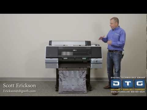 Setup and installation of the Epson Stylus Pro 7700 part 1