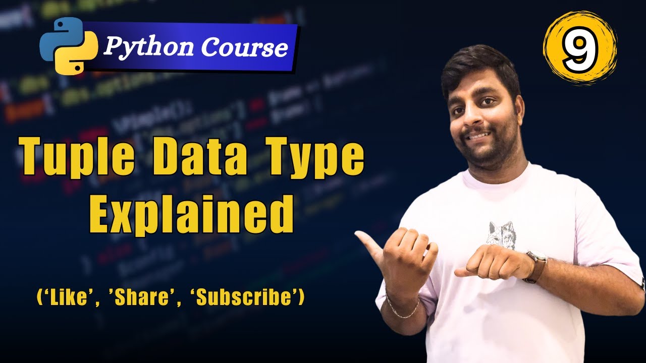 Tuple Data Type In Python | What Are Tuples | Python Simplified | Learn Python 2024 #python #tuple
