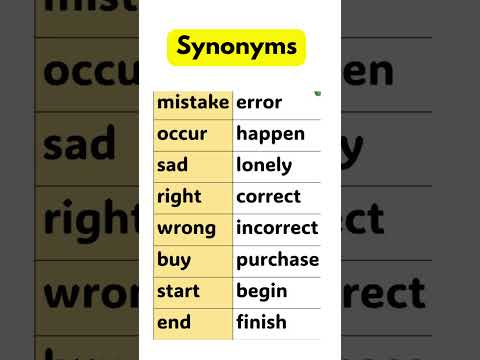 Synonyms