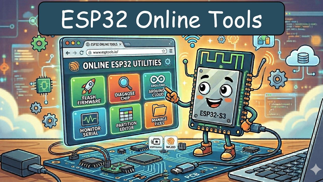 ESP32 Online Tools - No IDE Required!