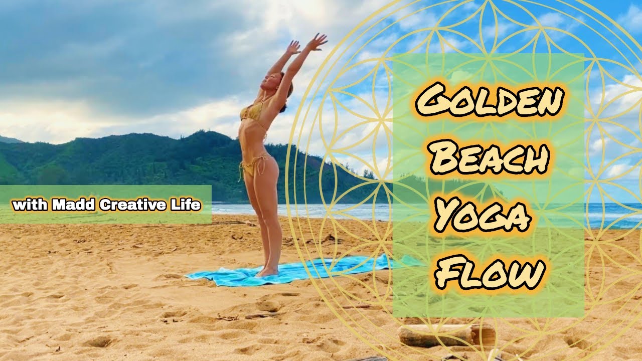 Golden Beach Yoga Flow | Madd Creative Life