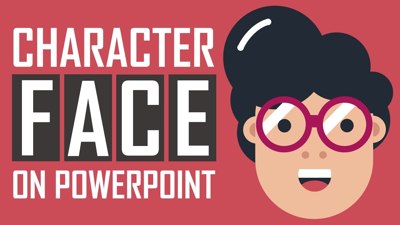 PowerPoint Tutorial - Cartoon Character Face Design