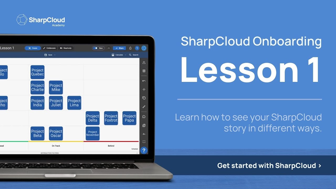 SharpCloud Onboarding - Lesson 1