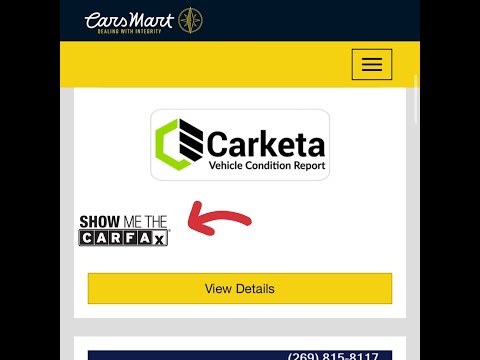 Free Vehicle Carfax Report Available!