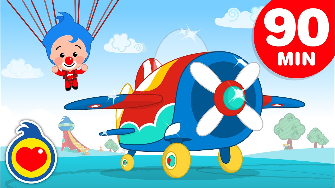 🐥 Plim Plim ♫ CARTOONS for Kids ♫ Full Episodes ♫ Gee Fly High (90+ Min)