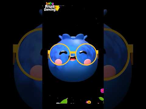 Blueberry Dancing with his Friends - Baby Fruit Dancing #lowstimulation #dancingfruit #sensoryvideo