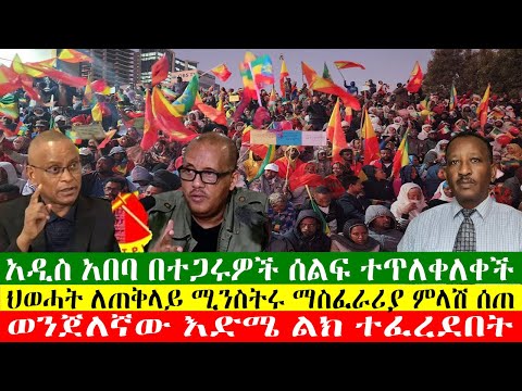 NEWS ህወሓት ለጠቅላይ ሚንስትሩ ማስፈራሪያ ምላሽ ሰጠ፣አዲስ አበባ በተጋሩ ሰልፍ ተጥለቀለቀች፣ወንጀለኛው እድሜ ...