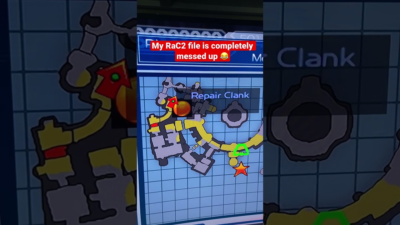 My RaC2 file is so messed up#shorts #gaming #funny #comedy
