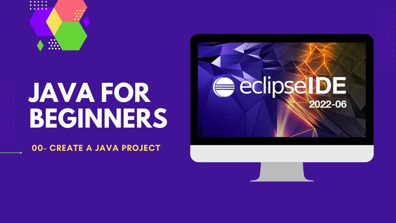 00 How to Create a Java Project in Eclipse |  Java for beginners | ECLIPSE