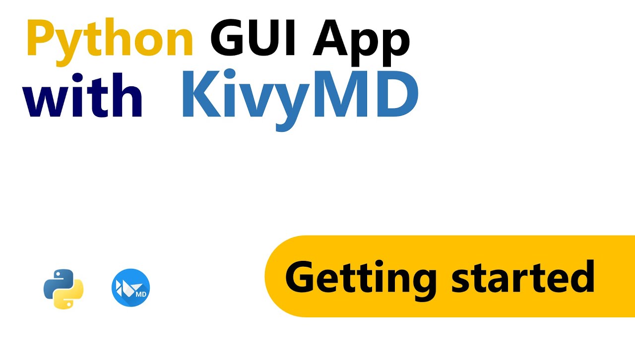 Getting started with Python GUI App using KivyMD