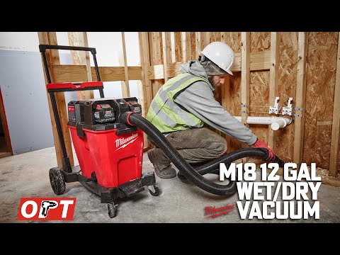 Milwaukee M18 FUEL 12 Gallon Dual Battery Wet Dry Vacuum 0930-22HD - Ohio Power Tool