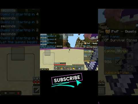 Minecraft pvp ☠️🤯 | #shorts