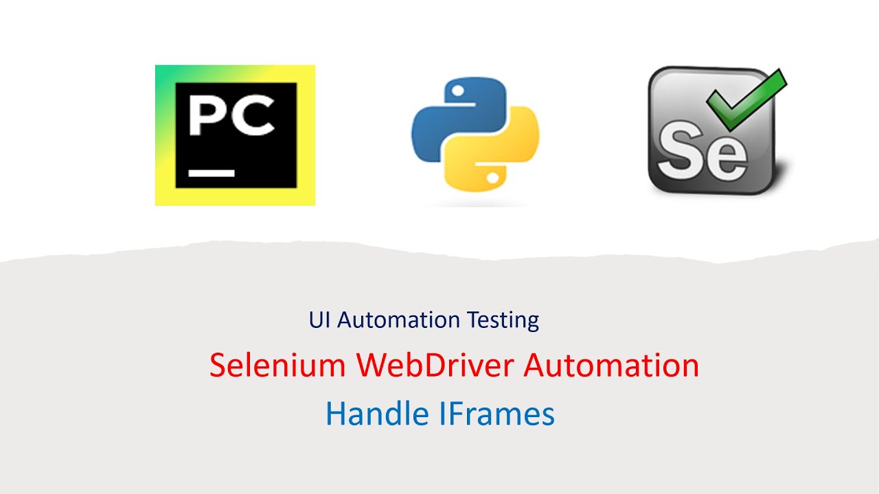 Python With Selenium Part 21: How to Handle Frames | Iframes  | Selenium Python